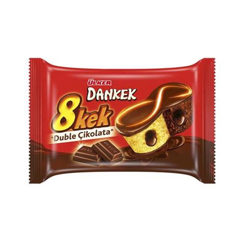 Ülker Dankek 8 Kek Double Çikolatalı 55 Gr Güvendik Hipermarketçilik