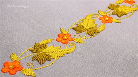 Simple Embroidery Designs Of Border