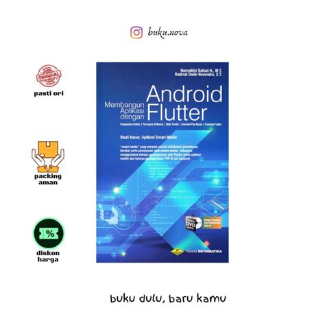 Jual Buku Membangun Aplikasi Dengan Android Flutter CD Shopee Indonesia