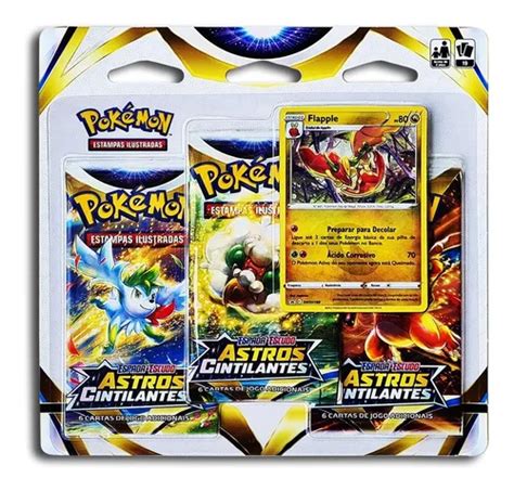 Triple Pack Pokémon Espada E Escudo Astros Cintilantes Parcelamento