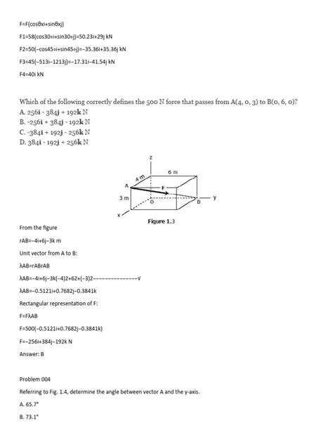 staticss pdf euclidean vector force