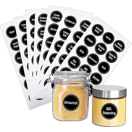 Monest Pc Roll Label Stickers For Jars And Lids Floral Color