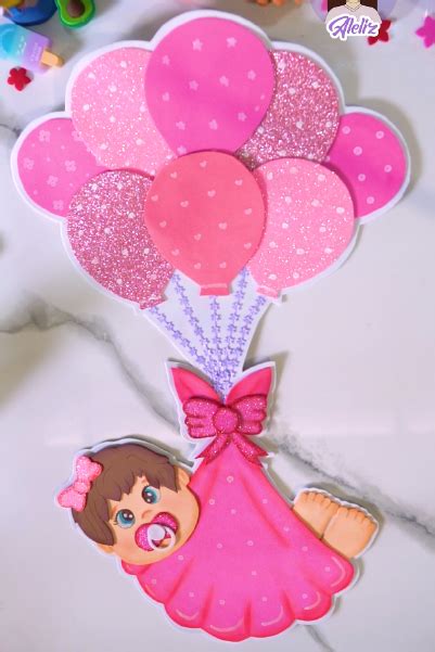 Baby Shower De Ni A Con Foami O Goma Eva Moldes Gratis