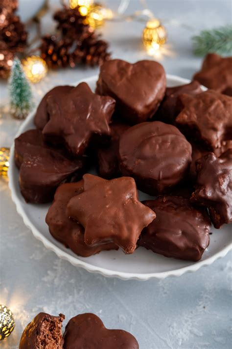 Veganer Lebkuchen Mit Schokoladenglasur Byanjushka