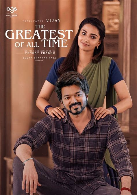 The Greatest Of All Time Thalapathy Vijay Poster 2024 Edit By Jeeva Sk
