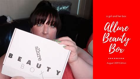 Allure Beauty Box August 2019 Unboxing YouTube
