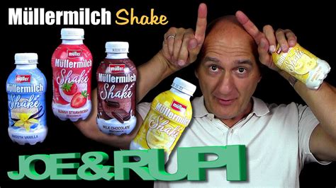 Joe Rupi Testen M Llermilch Shake Schoko Vanille Erdbeere