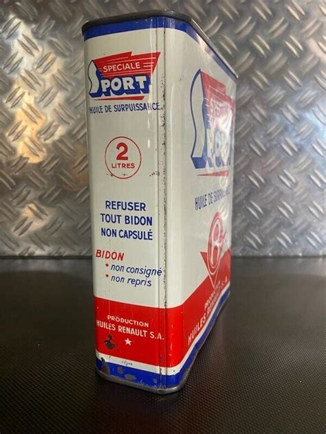 Bidon Huile Ancien RENAULT SPECIALE SPORT 2L EBay