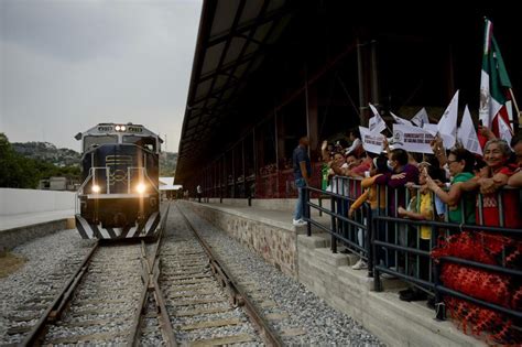 Primer recorrido del Tren Interoceánico del Istmo de Tehuantepec de