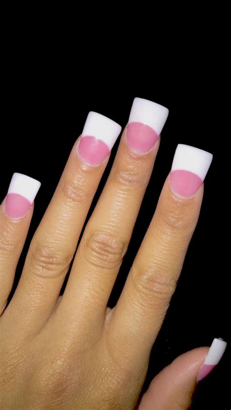 Perfect Flare Nails Flare Nails French Tip Acrylic Nails Short