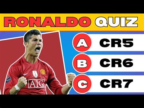 How Well Do You Know Christiano Ronaldo Ronaldo Quiz Youtube
