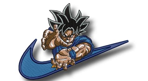 Swoosh Son Goku Embroidery Design Artofit