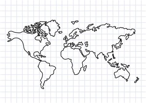Imagenes De Un Mapa Mundi Para Colorear