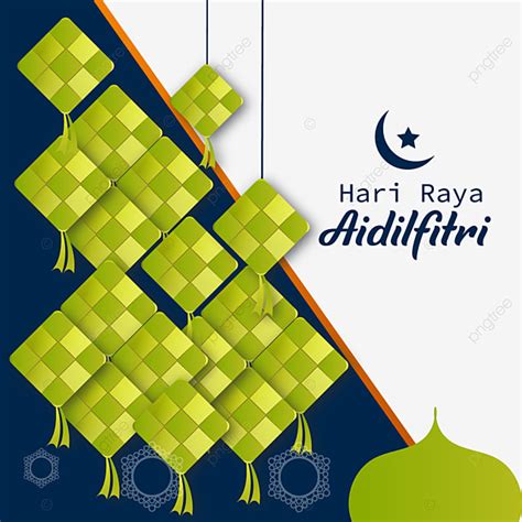 Selamat Islámico Tradicional Hari Raya Aidilfitri Ilustración Vectorial