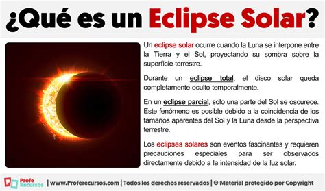 Qué es un Eclipse Solar Definición de Eclipse Solar