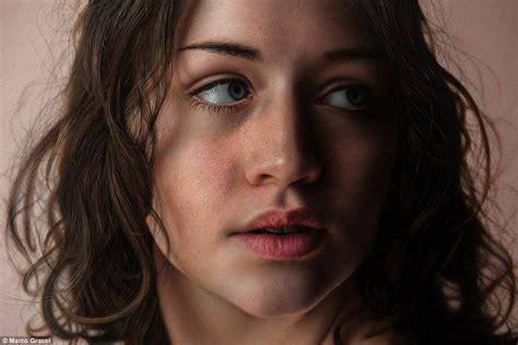 The Hyperrealistic Paintings Of Women That See Skin Turned To Canvas
