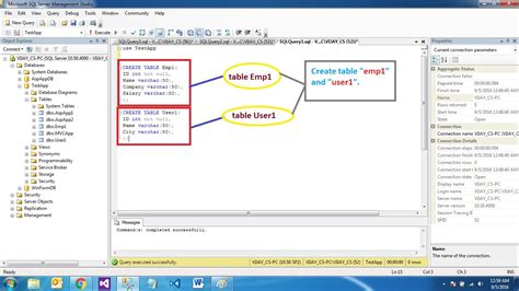 dot net by vickypedia create insert and select query in sql