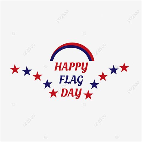 Happy Flag Day Vector Bendera Senang Vektor PNG Dan Vektor Dengan