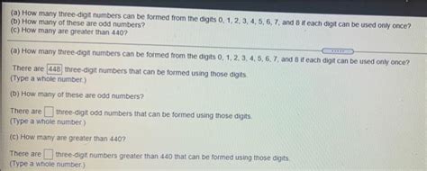 solved a how many three digit numbers can be formed from