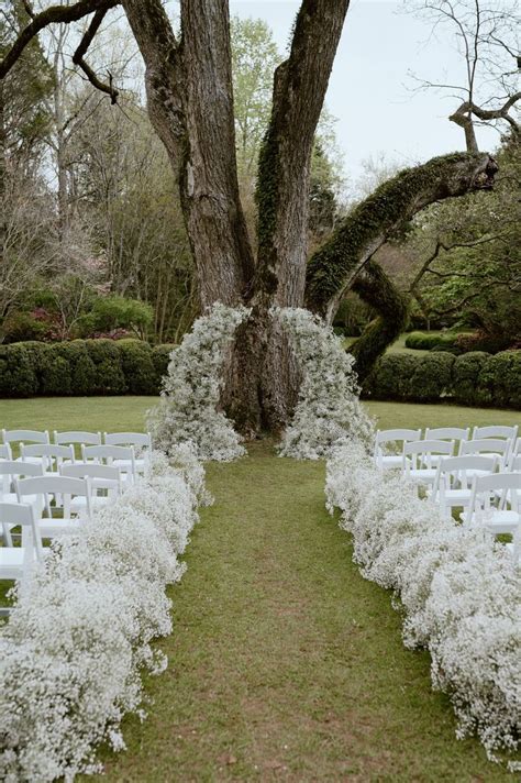 This Minimalistic Baby S Breath Wedding Resembled A Modern Day