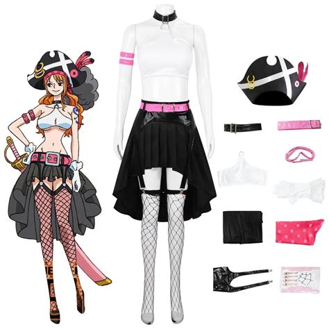 Sexy Halloween Nami Cosplay Costume Outfit One Piece Merchandise Up