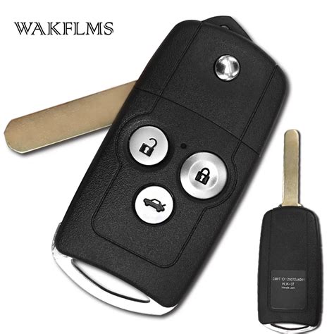 3 Buttons Folding Flip Remote Key With Id46 Chip For Honda Civic 2012
