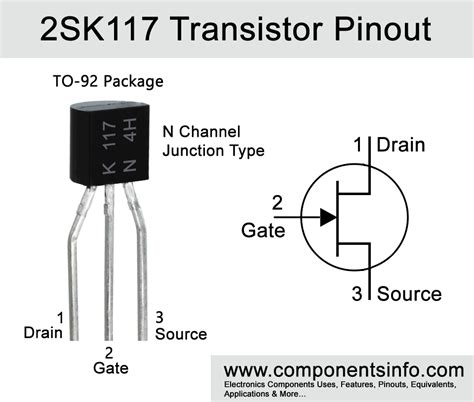 2SK117 Transistor Pinout Equivalents Features Specs Applications