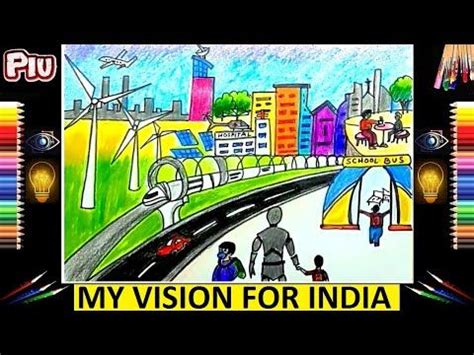 My Dream India Drawing Future Vision Of India Drawing Future Tech