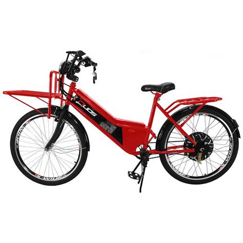 Bicicleta Elétrica Duos Cargo 800w 48v 15ah Vermelha Duos Bikes