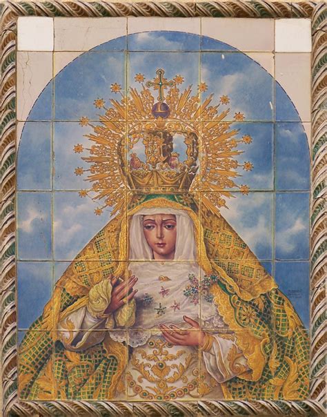 Retablo Cer Mico Virgen De La Esperanza Macarena Sevilla