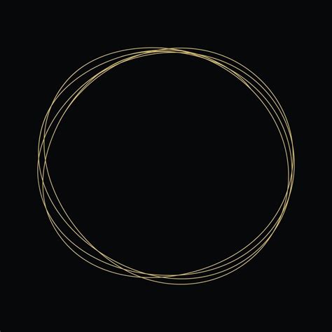 Vector Golden Circle Frame Border Clipart 38152131 Vector Art At Vecteezy
