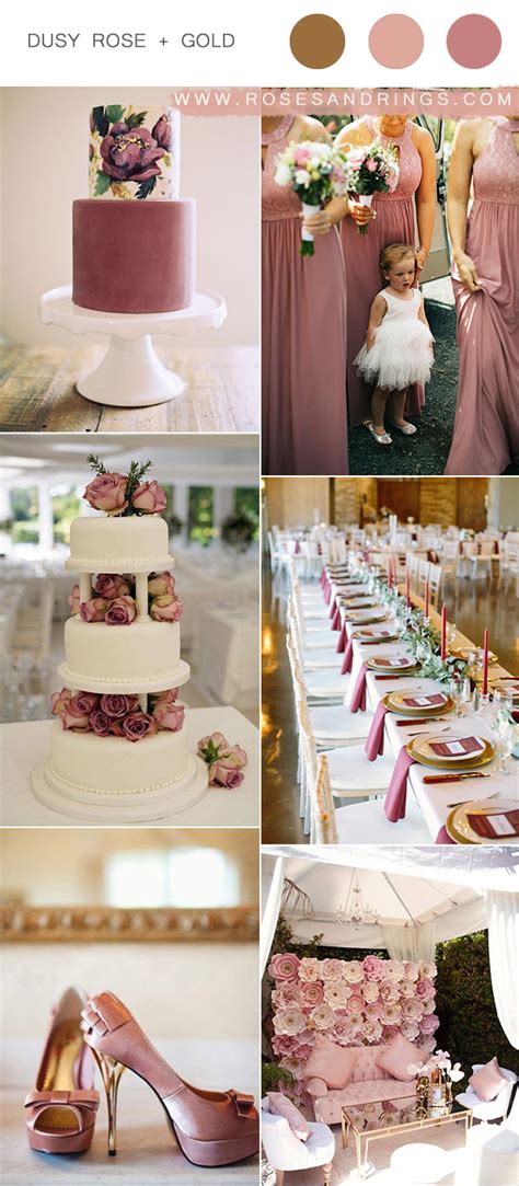 Top 9 Dusty Rose Wedding Color Palettes For 2022