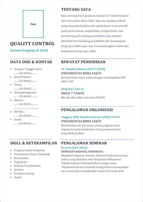 Cara Mengisi Tentang Saya Di Cv Contoh Surat Resmi