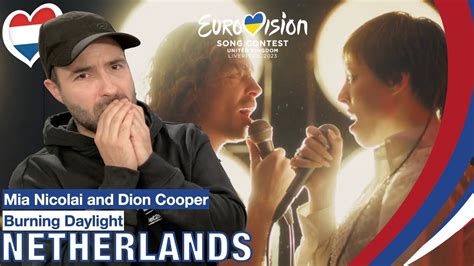 Reaction Mia Nicolai Dion Cooper Burning Daylight Eurovision