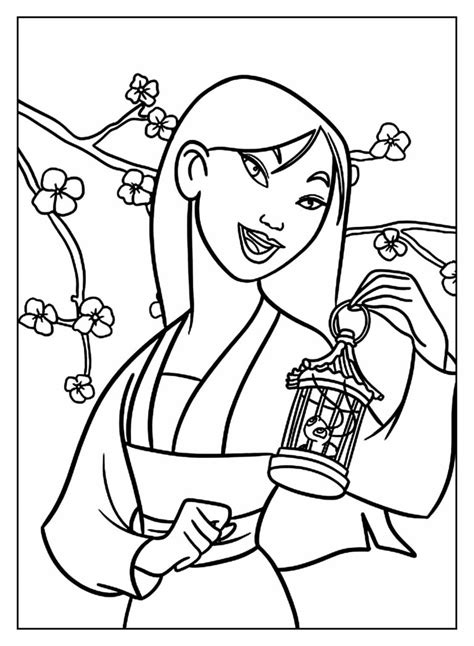 Desenhos Da Mulan Para Colorir Bora Colorir