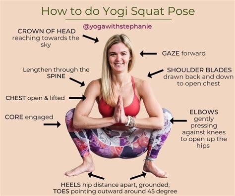 How To Do Yogi Squat Yoga Pose In Yoga Poses Hiit Cardio
