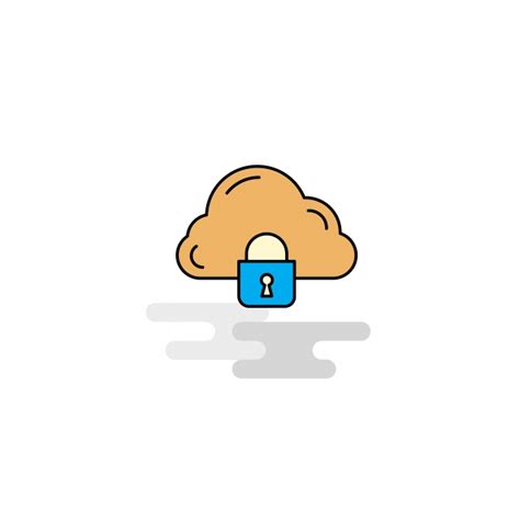 Nube Plana Protegido Icono Vector PNG Imágenes Prediseñadas De