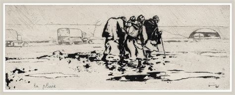 Douze eaux fortes André Devambez La Pluie La Grande Guerre en dessins
