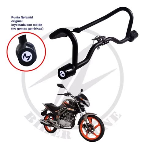 Slider Reforzado Para Motocicleta Italika Fiera 250 Grafito Meses Sin