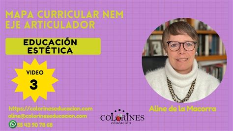 Eje articulador educación estética YouTube