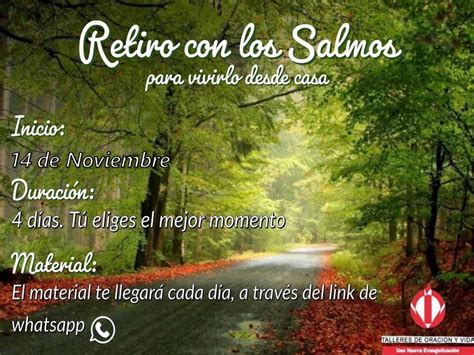 Talleres de Oración y Vida nos invita a su nuevo retiro espiritual