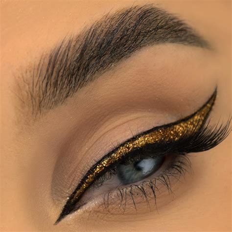 Black And Gold Makeup Look Saubhaya Makeup