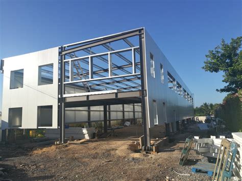 Low Cost Metal Buildings Workshop Hangar Steel Frame Prefabricated