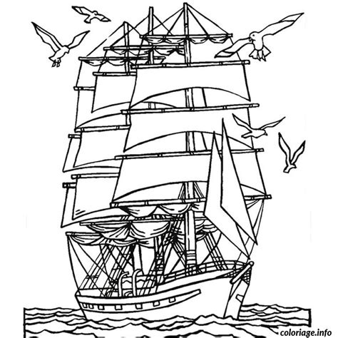 Coloriage Mer Et Bateau Dessin Bateau à imprimer