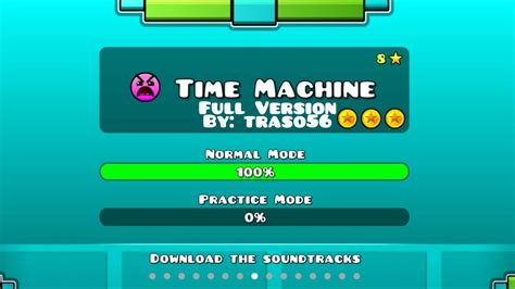 Geometry Dash Time Machine Full Version By Traso56 ALL SECRET COINS
