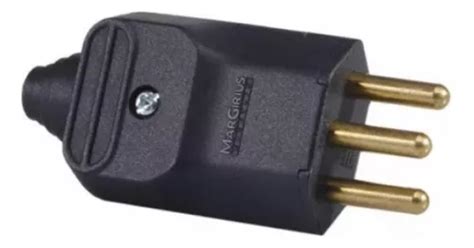 Plugue Tomada Macho P T A Padrao Preto Extencao Pa Mercadolivre