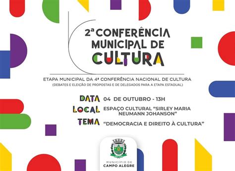 2ª CONFERÊNCIA MUNICIPAL DE CULTURA DE CAMPO ALEGRE Jornal Liberdade