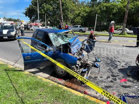 Un muerto y tres lesionados tras aparatoso accidente en Av Tecnológico