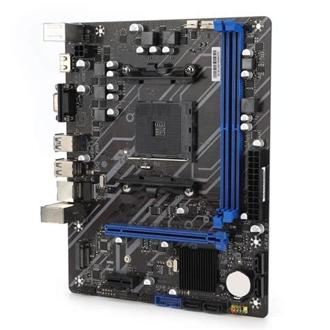 HURRISE Cartes mères pour PC Carte mère A320M 2VH MATX Dual Channel