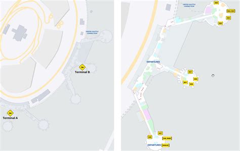 Terminal B Map Gate Newark Liberty International Airport